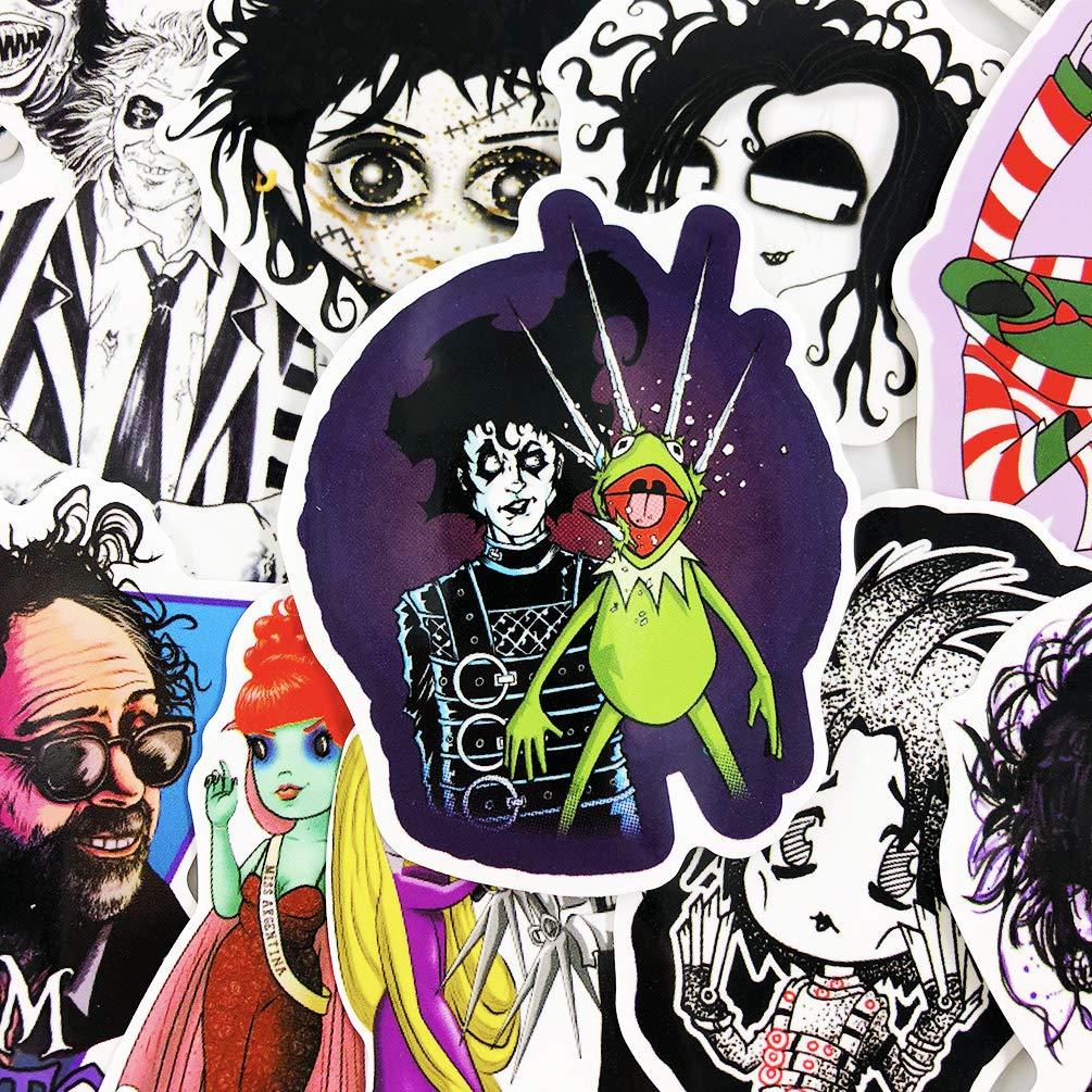 Tim Burton Movies Series Stickers for Laptop Computer Luggage ...
