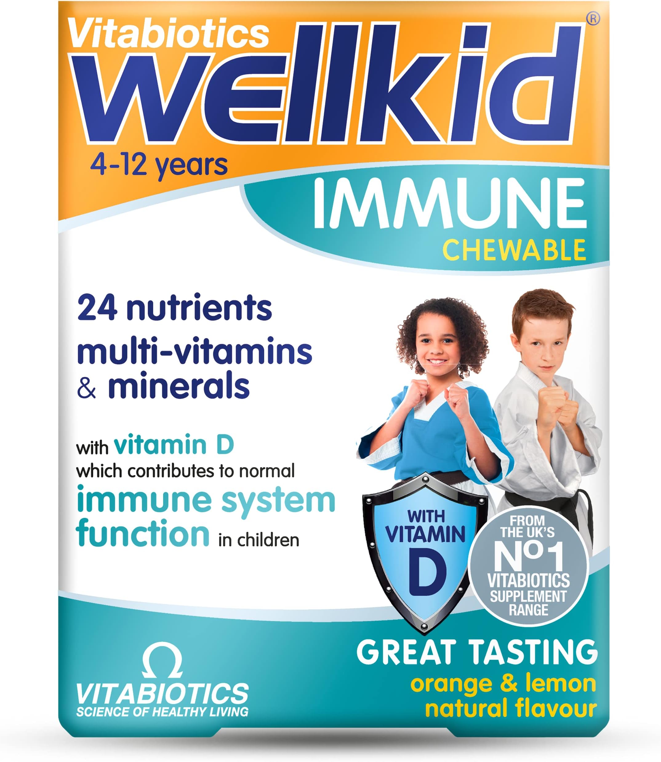 Amazon.com: Vitabiotics Wellkid Immune Chewable 30 Tablets : Health ...