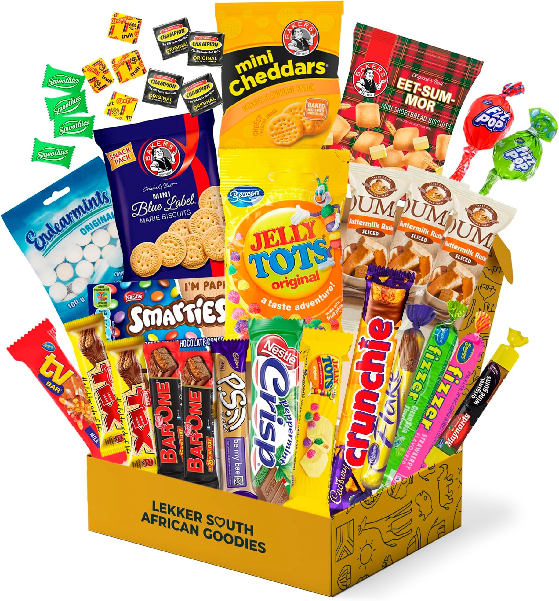 Amazon.com : South African Snack Food Box African Candy Best South ...