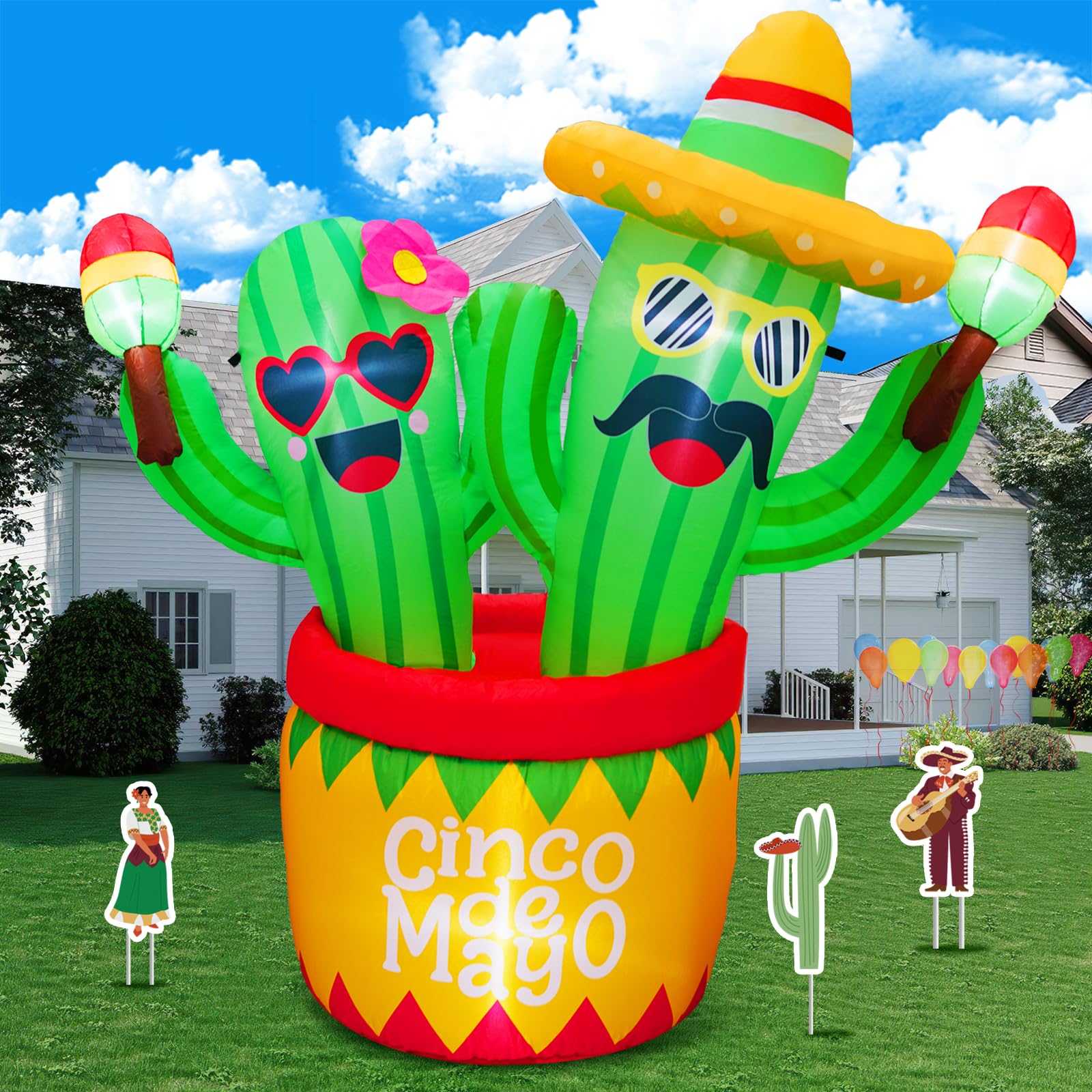 Snapklik.com : Parayoyo 6FT Tall Cinco De Mayo Inflatables, Mexican ...