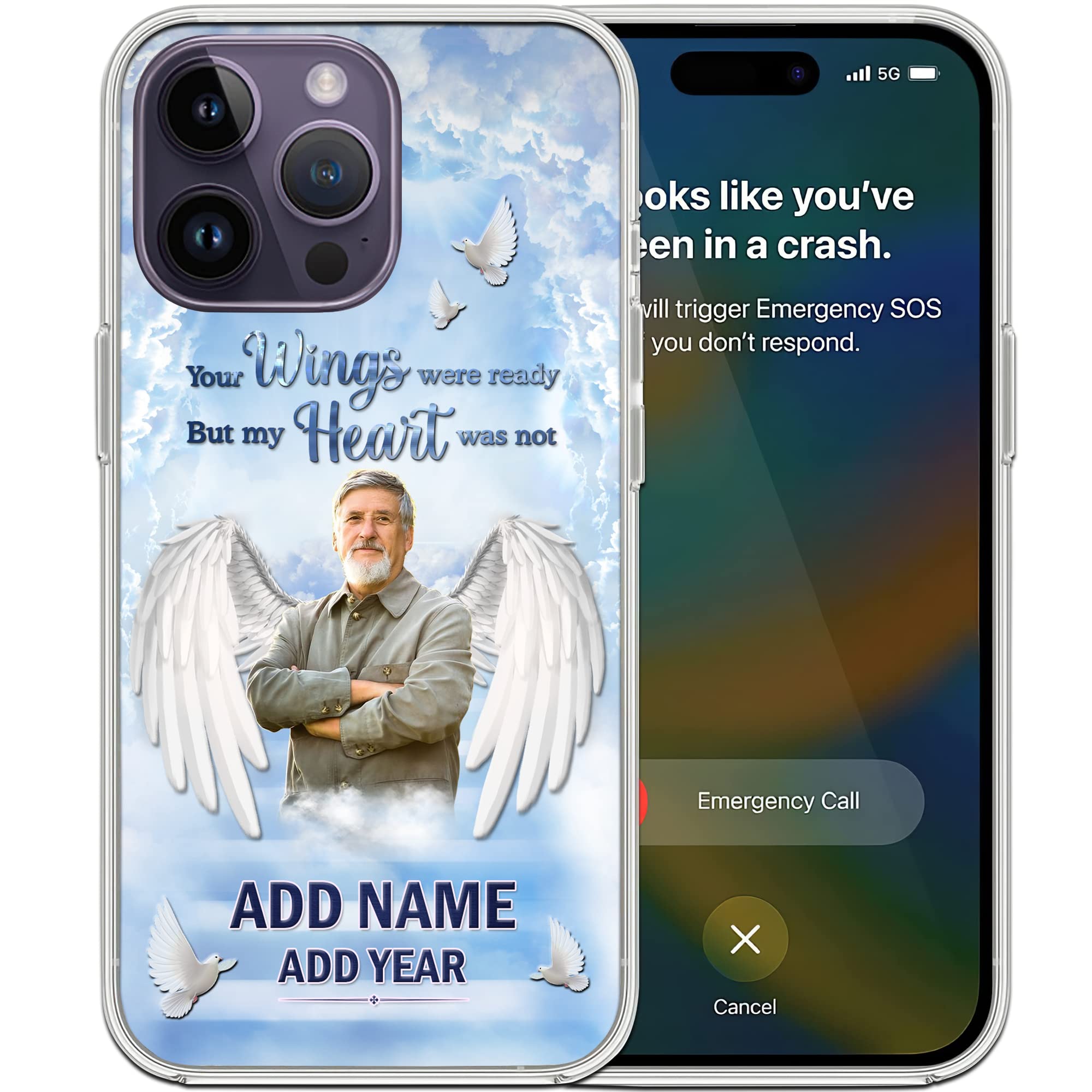 Amazon.com: CASEZILY Personalized Memorial Picture Phone Case Custom ...