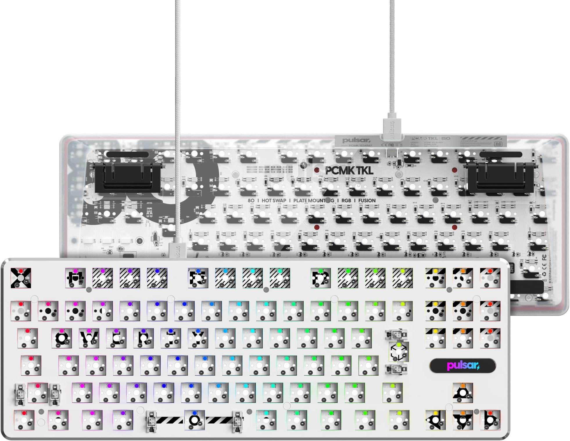 Amazon.co.jp: Pulsar Gaming Gears PCMK 2HE TKL Gaming Keyboard, JIS ...