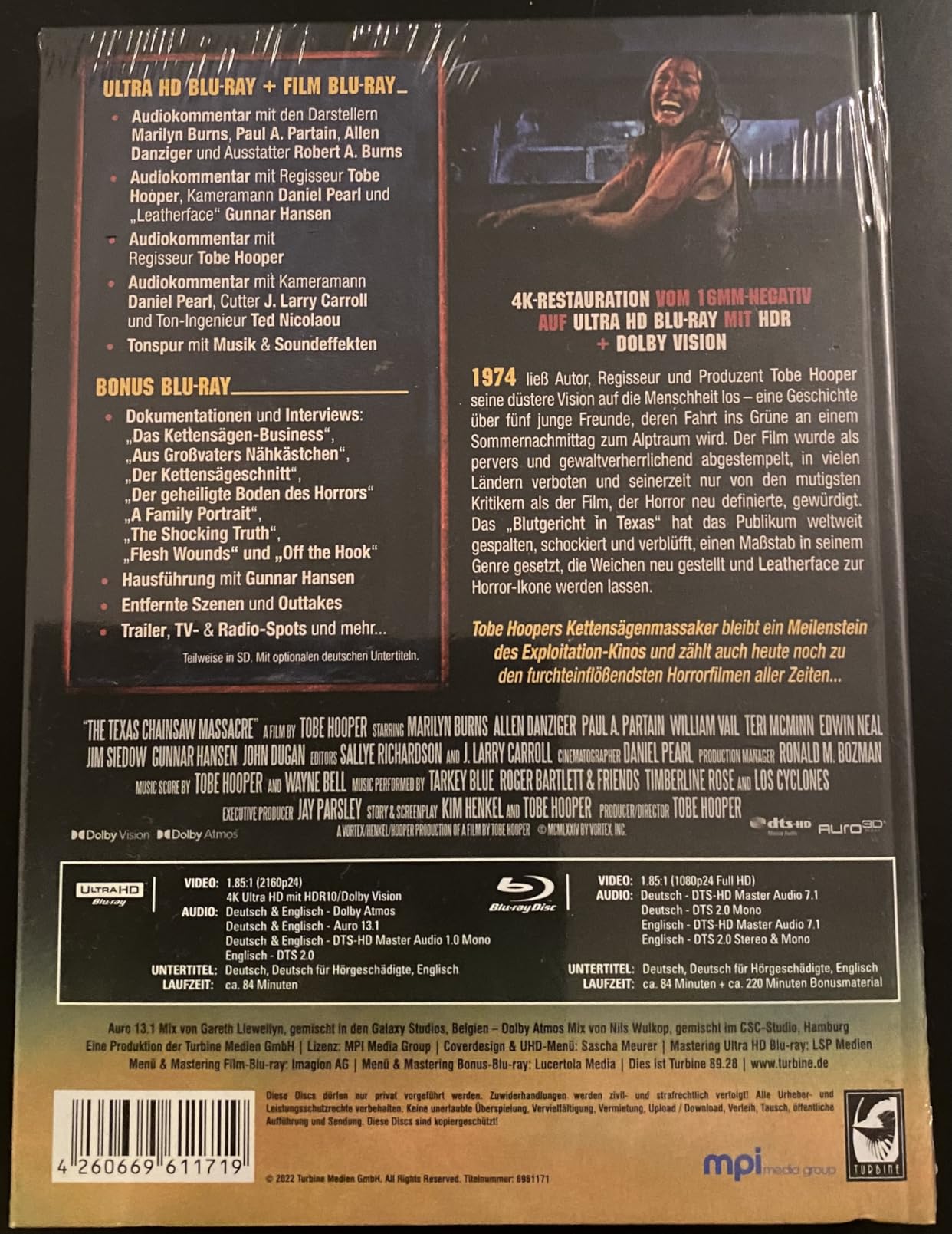 The Texas Chainsaw Massacre (Special Edition, 2 DVDs): Amazon.de ...