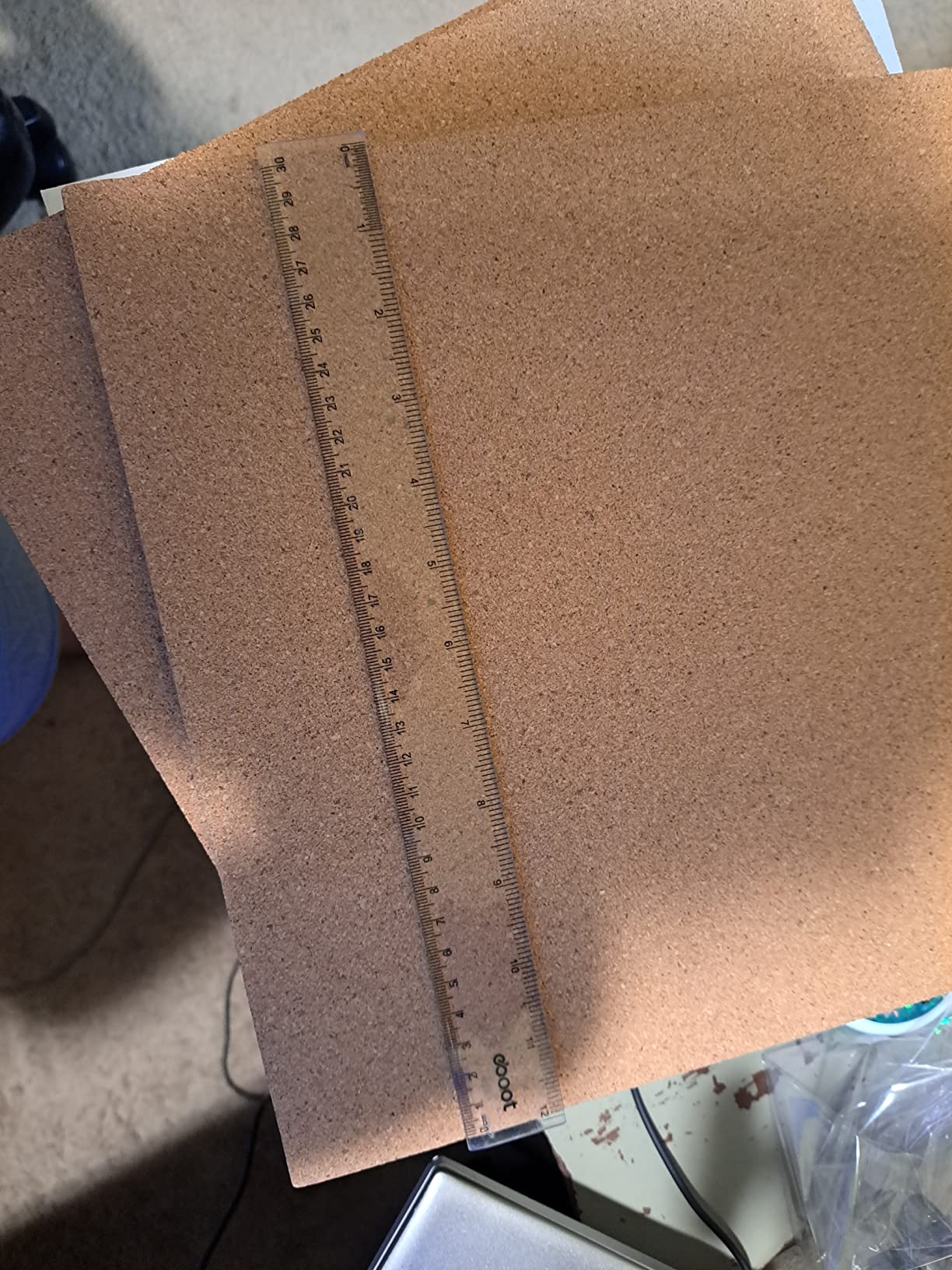 $6/mo - Finance Cork Board Tiles 12"x12" - 1/2" Thick - 6 Pack Cork ...