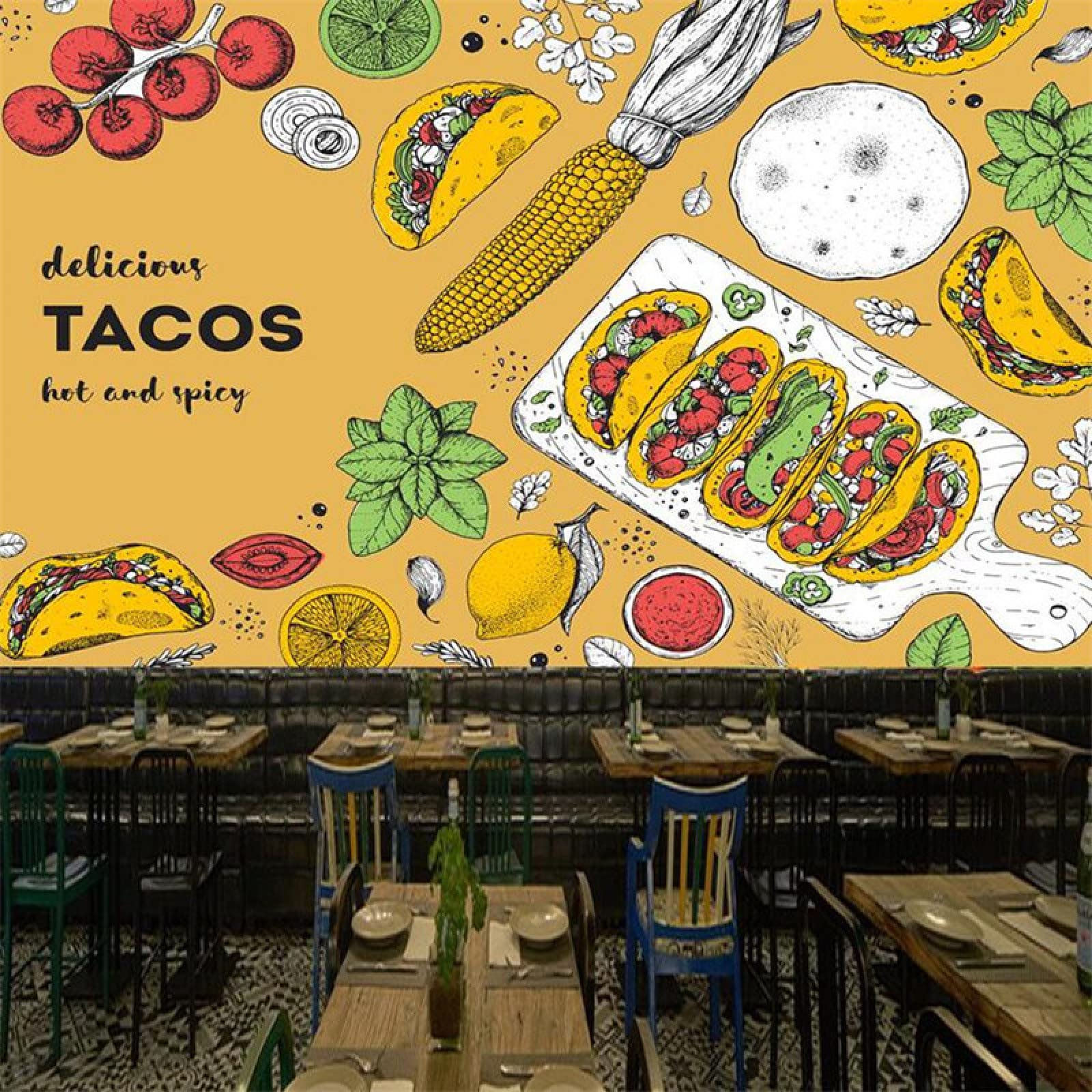 Mexican Restaurante Wallpaper Design Mexican Restaurant Wall Decor