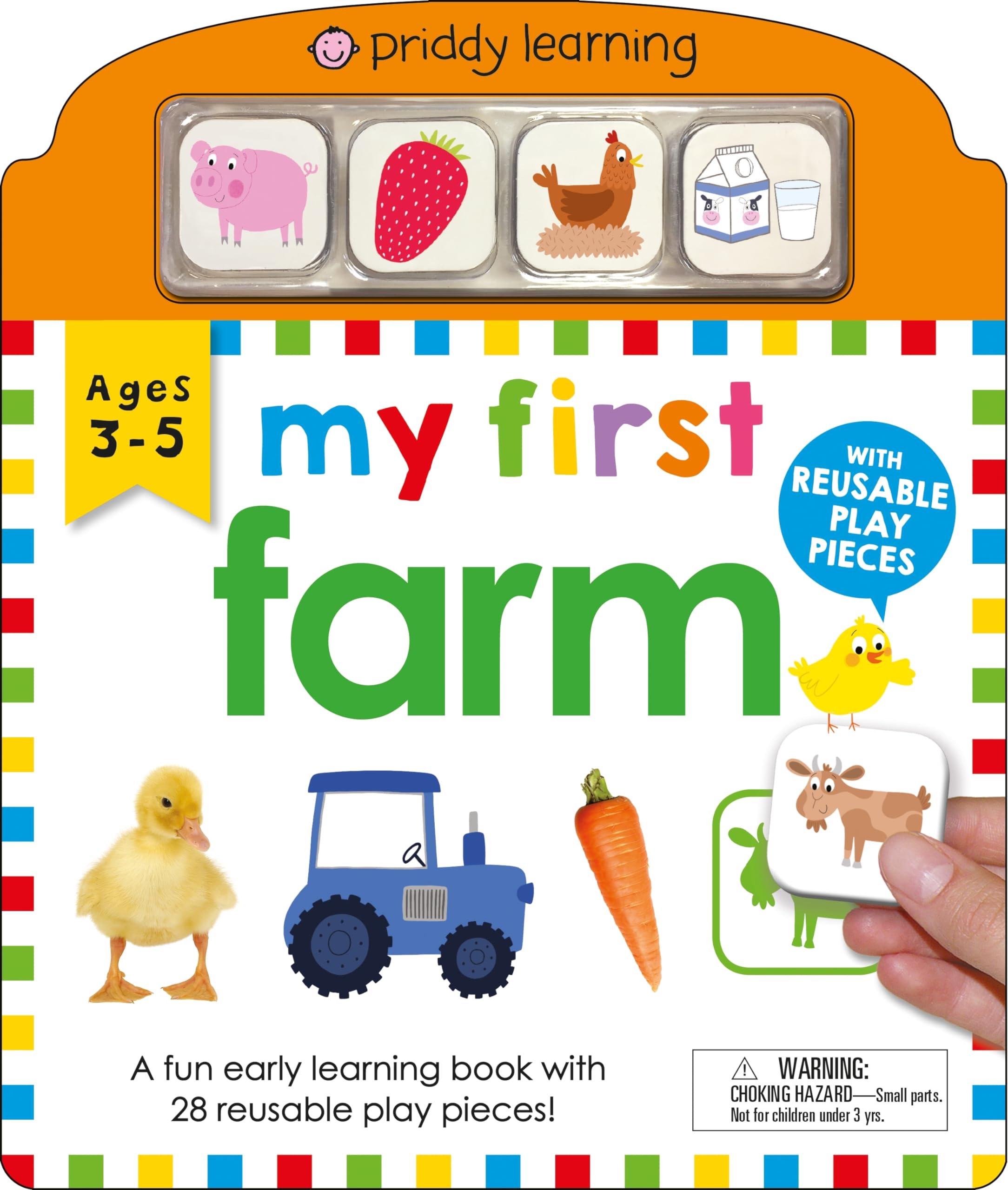 My First Play and Learn: Farm: A Fun Early Learning Book with 28 ...