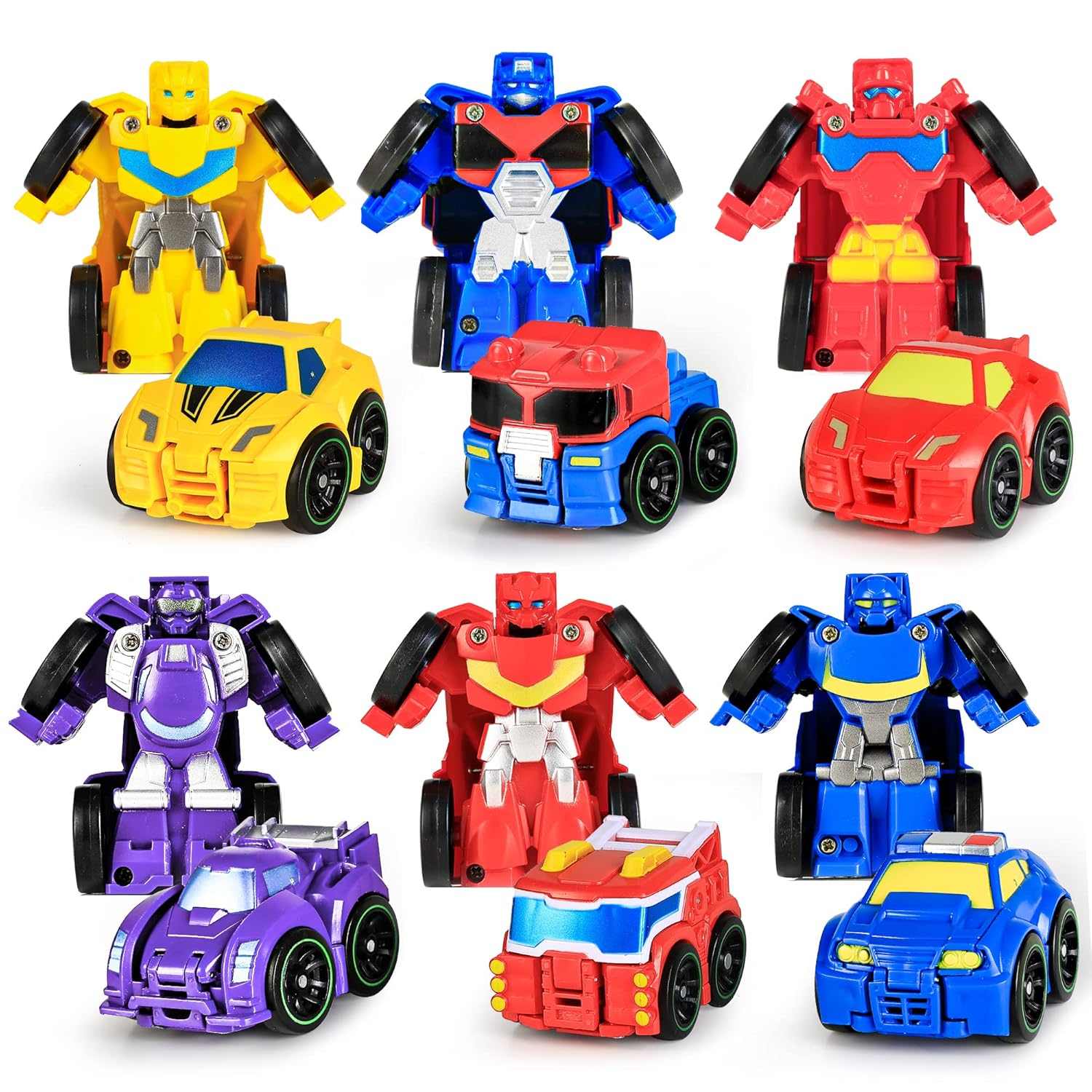 Buy iPlay, iLearn Kids Mini Transformer Vehicle Playset, Multi Online ...