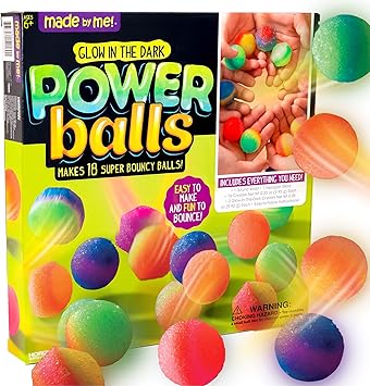 Amazon.com: Made By Me Glow The Dark Powerballs by Horizon Group USA ...