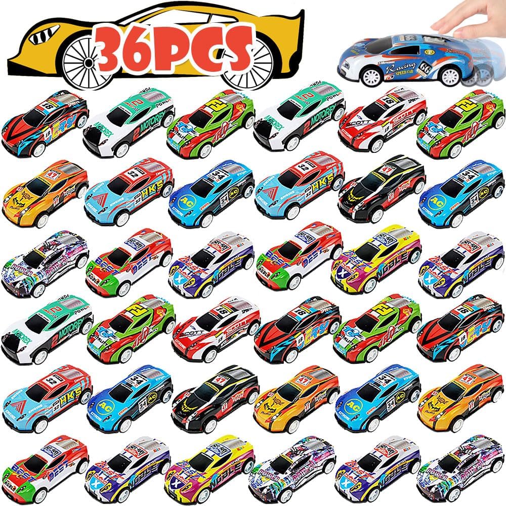 Amazon.com: Assorted Color Die-Cast Vehicles (Pack of 21) - 2.5 ...