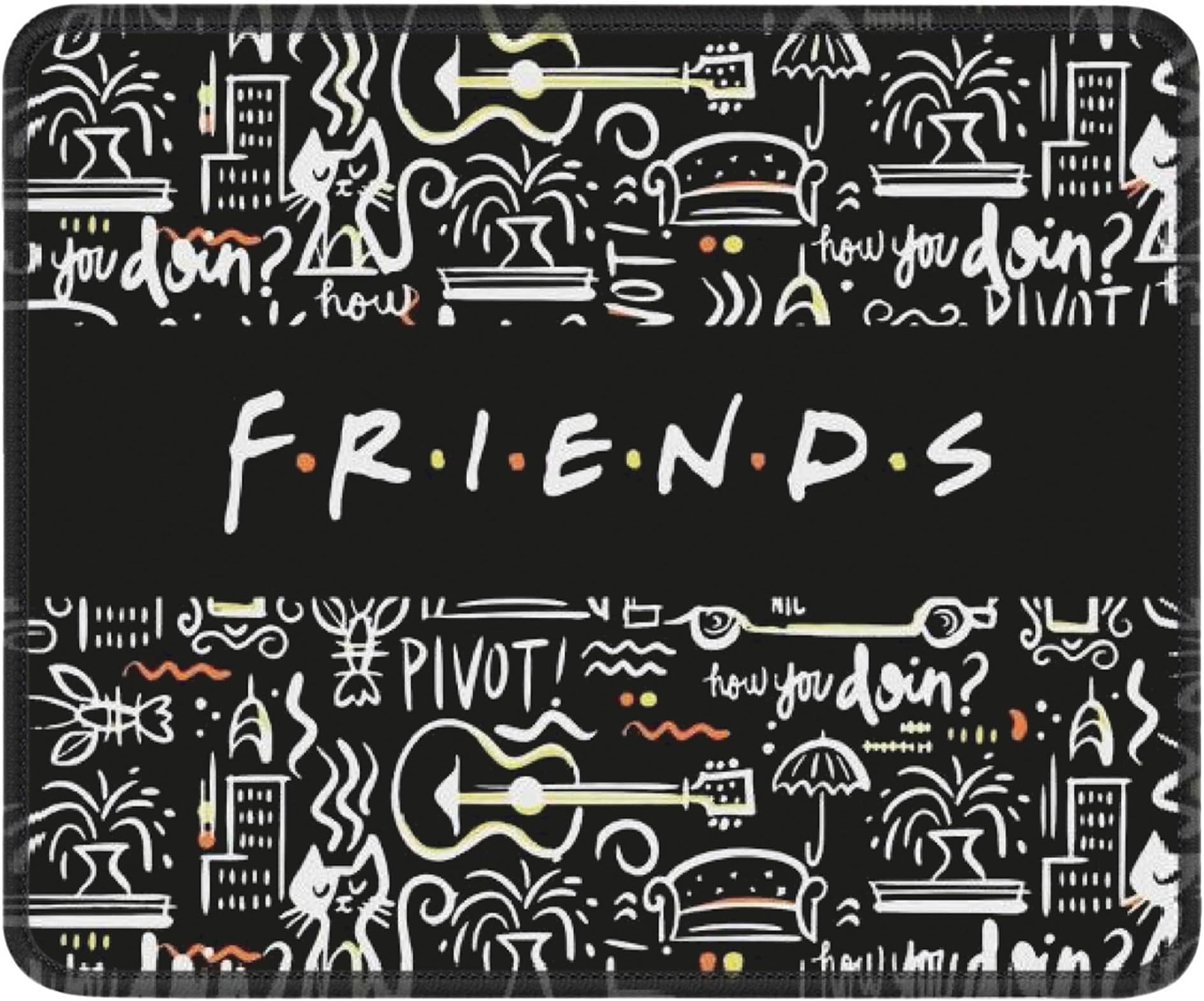 Amazon.com: Friends Merchandise Mouse Pad for Desk, Computer or Gaming ...