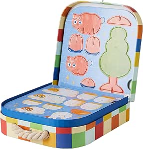 Krooom Little Helper Mini Calendrier avec Porte-Stylo Noir/Blanc 38 x ...