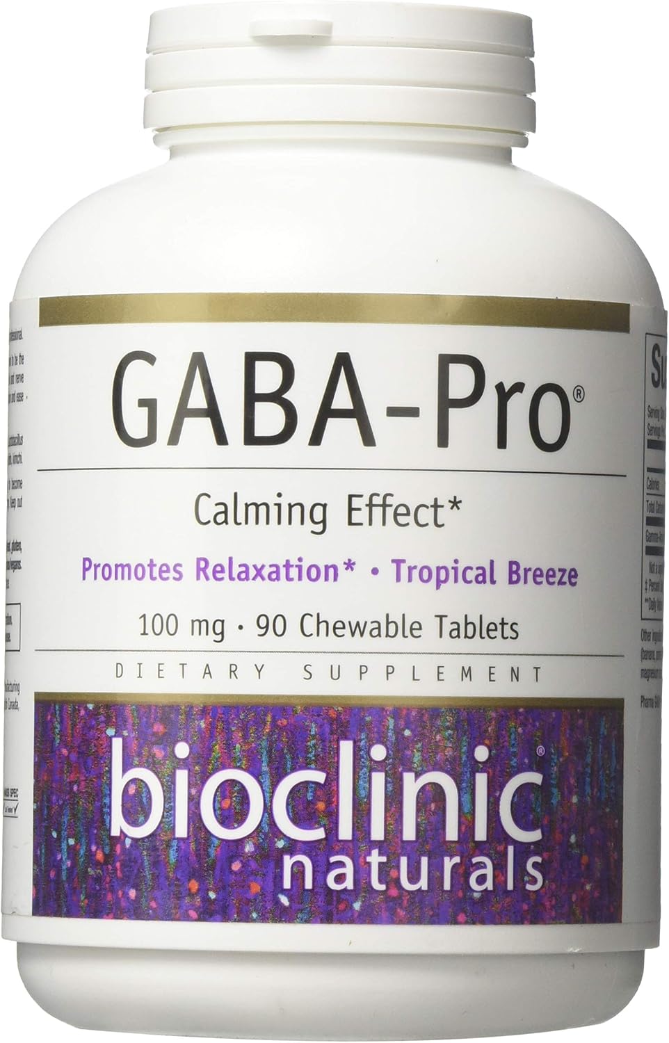 Amazon.com: GABA-Pro Calming Effect 100 mg Fast-Acting Tropical Breeze ...