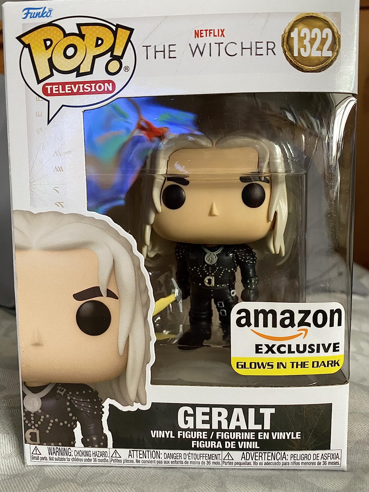 Funko POP! TV: Witcher - Geralt With Sword - Glow In the Dark - the ...