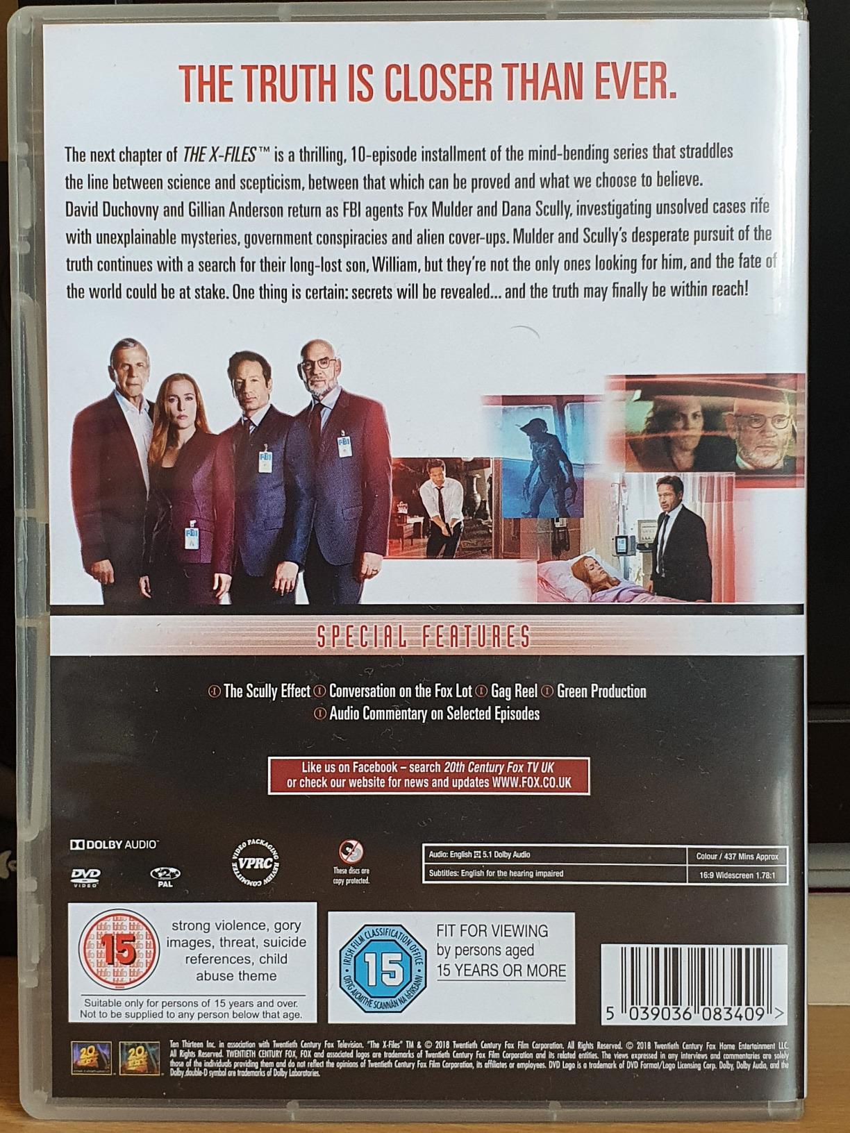 The X-Files Season 11 [DVD]: Amazon.co.uk: Chris Carter: DVD & Blu-ray