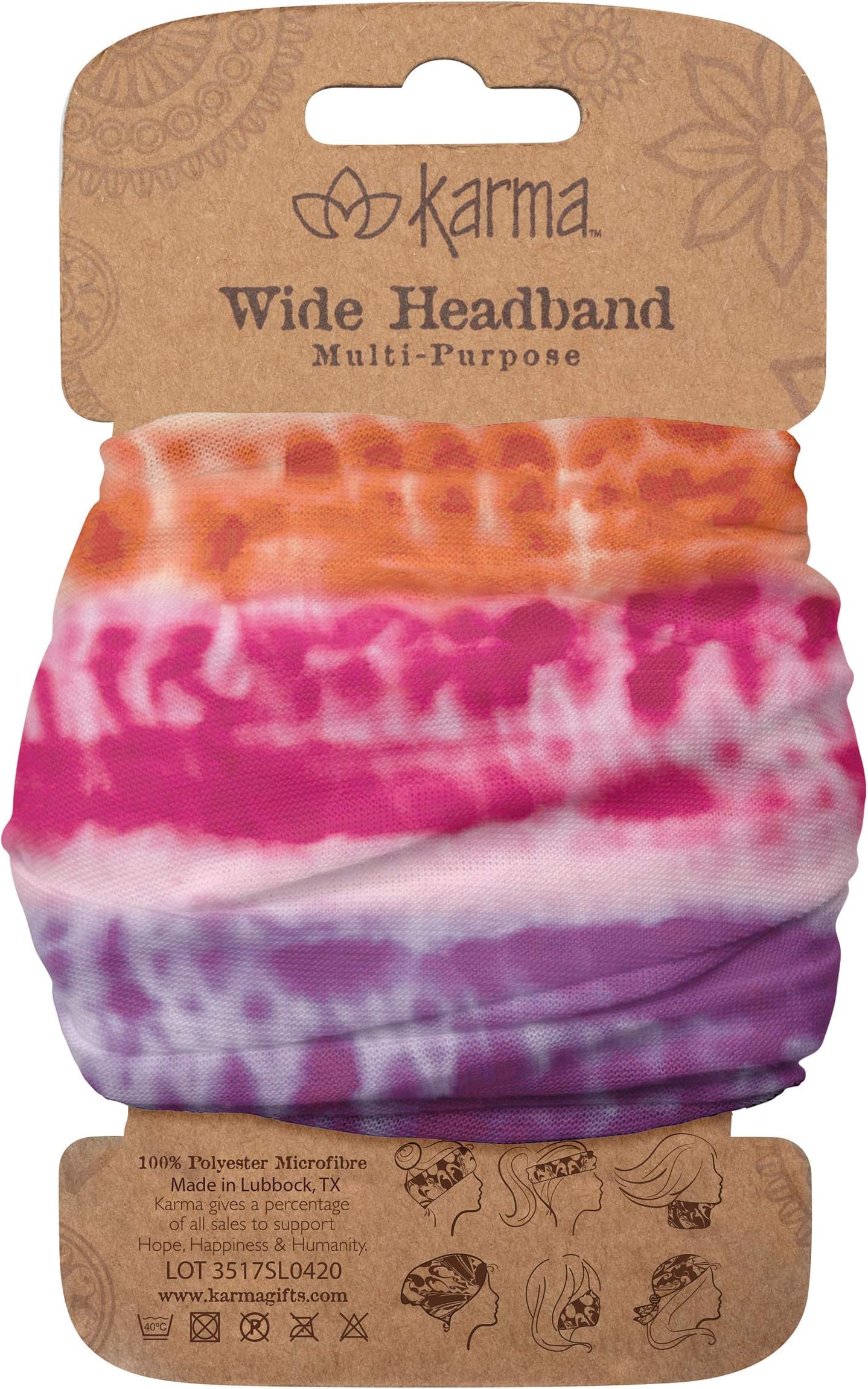 Amazon.com: Karma Bird Headband for Women - Wide - Fabric Headband and ...