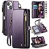 Amazon.com: Folosu for iPhone 13 Mini Case Wallet with Card Holder, 360°Rotation Finger Ring ...