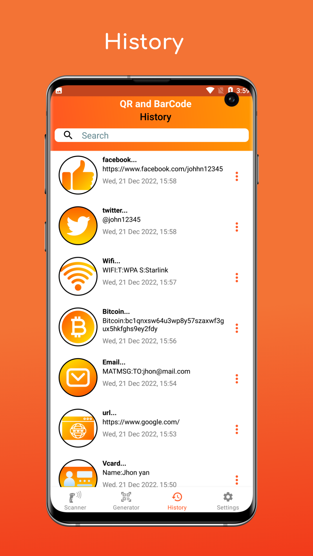 QR Barcode Scanner & Generator - App on Amazon Appstore