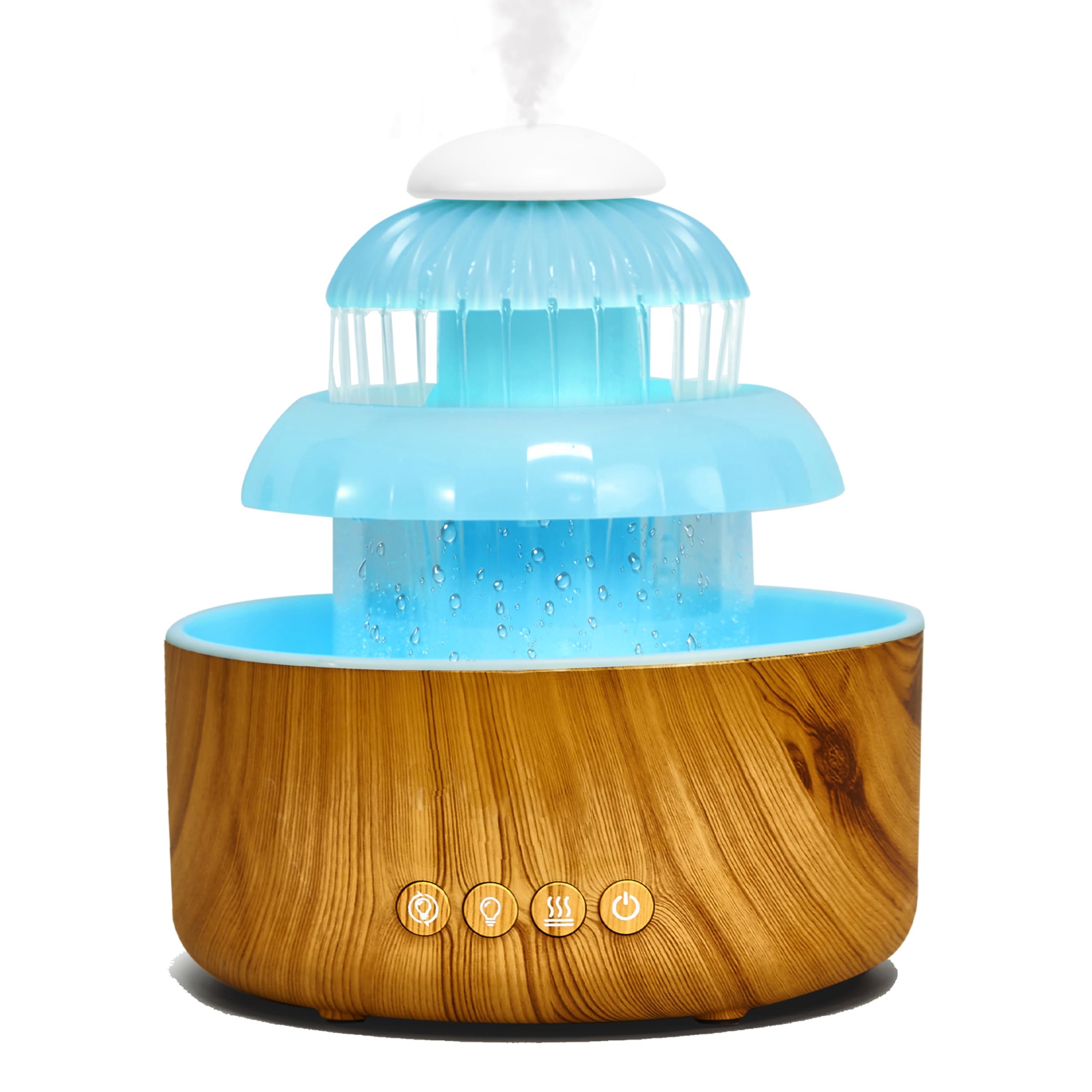 Amazon.com: Rain Cloud Drop Humidifier, Essential Oil Diffusers ...