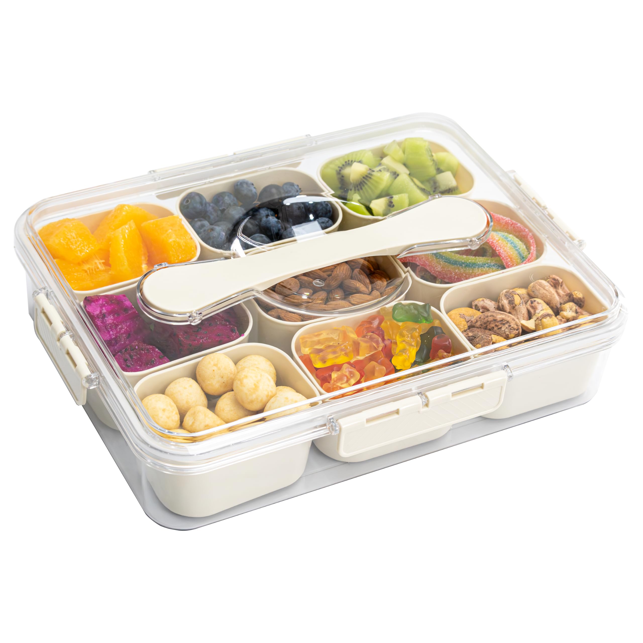 Amazon.com | Splotiva Snack Box Container, Divided Serving Tray with ...
