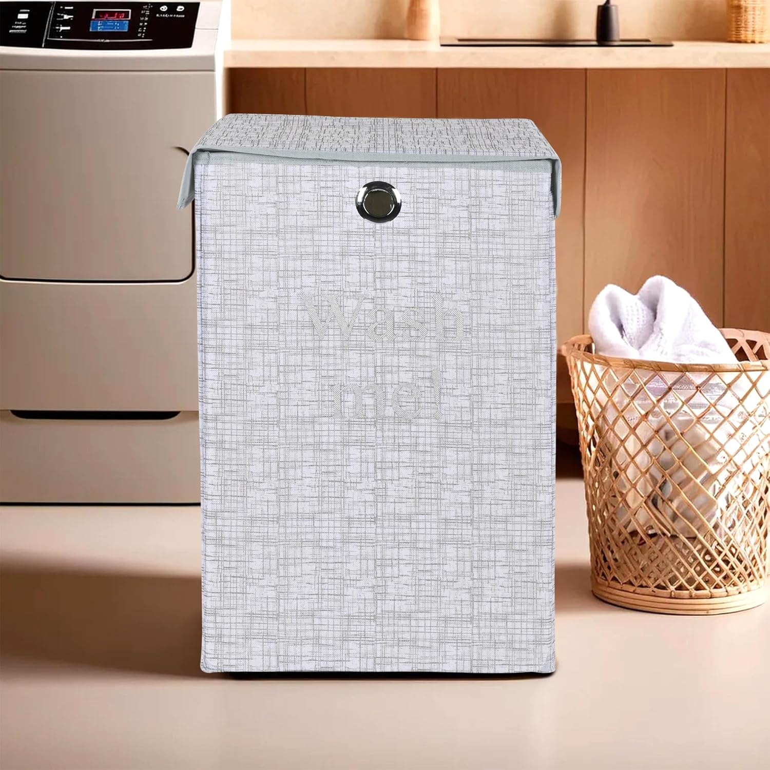 Kuber Industries Clothes Basket (75 LTR) Toy Storage Box with Ring ...