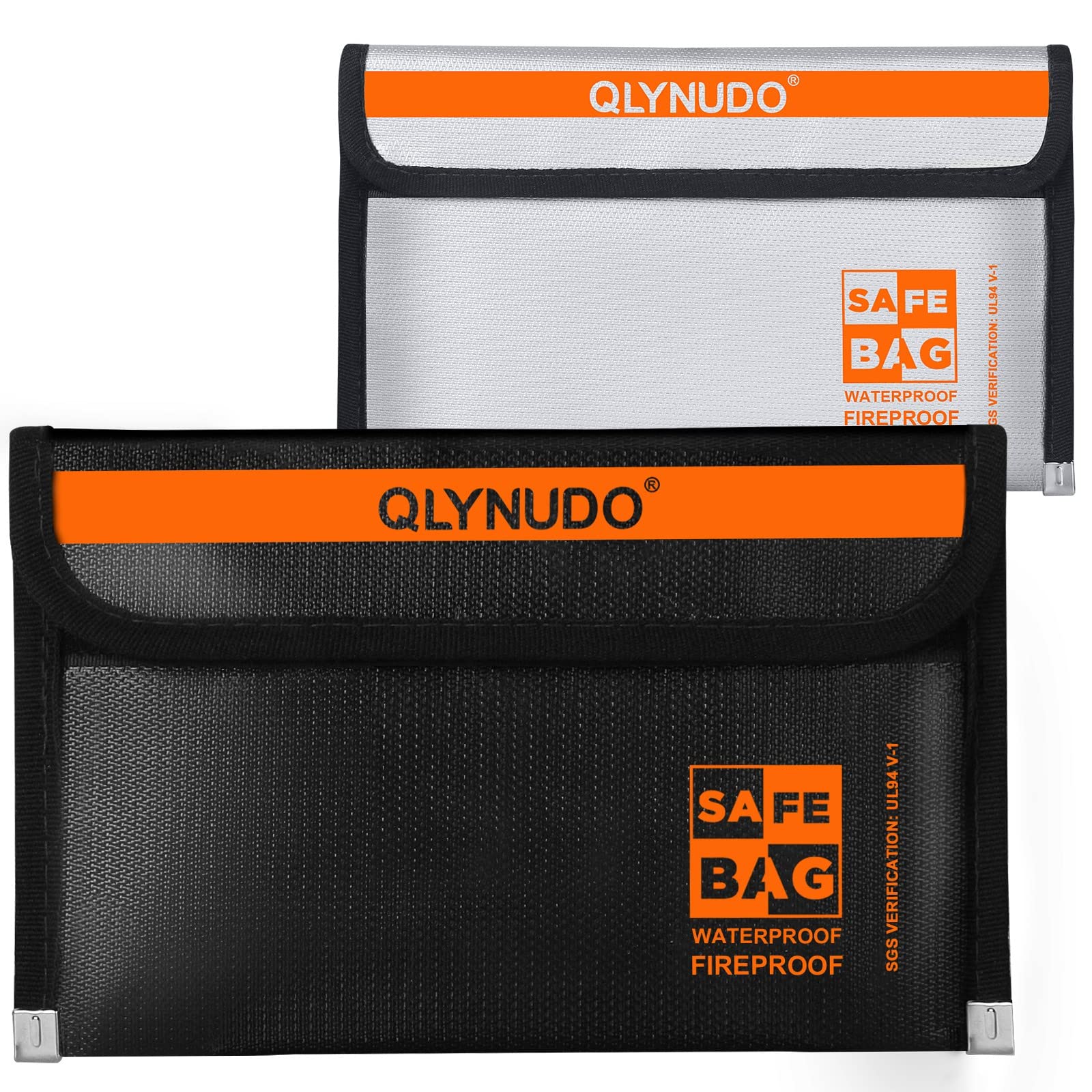 Amazon.com: Small Fireproof Money Envelopes for Cash & Documents (8x5 ...