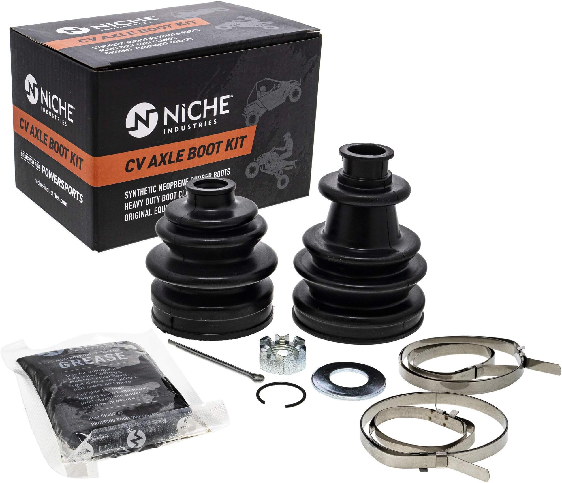 Amazon.com: Polaris Ranger Front Outer CV Boot Kit ATV Repair Kit ...