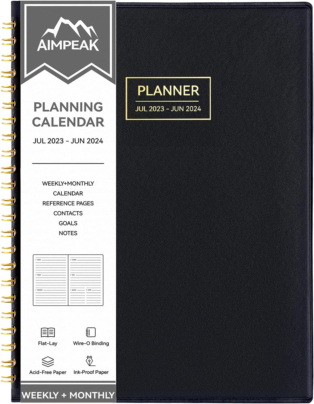 Amazon.com : Planner 2023-2024, Daily Weekly and Monthly Planner Jul ...