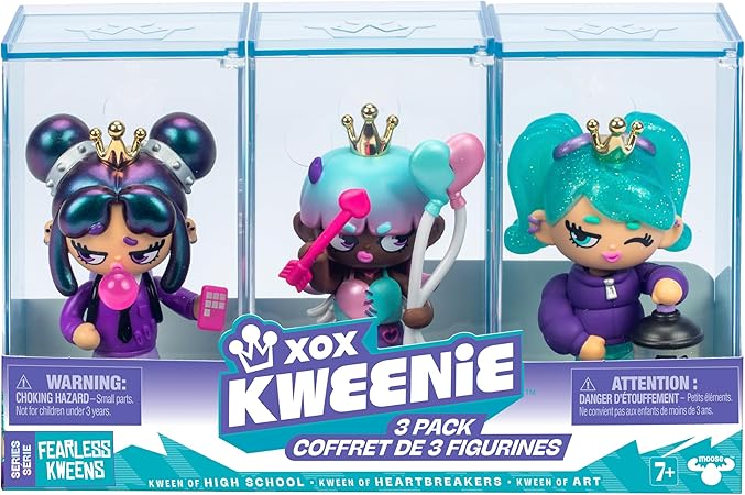 Xox Kweenie Fearless Kweens Series Premium Figurine and Display Case : Amazon.co.uk: Outlet