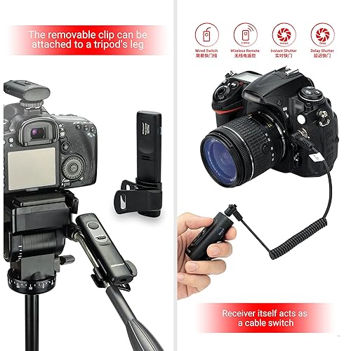 Snapklik.com : PROfezzion 164 Wireless Shutter Release Remote Control For Nikon Z8 Z9 D850 D500 ...