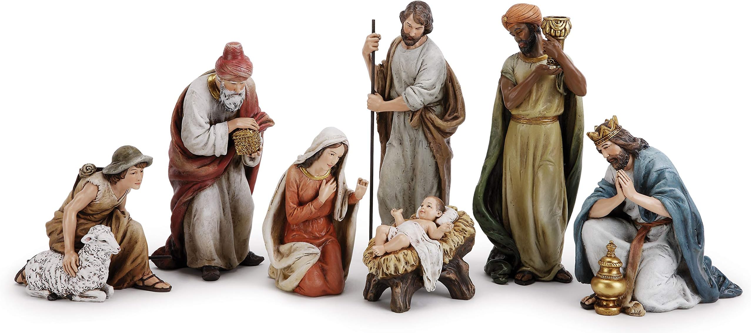 Amazon.com: Joseph's Studio by Roman - 6-Piece Nativity Set, Includes ...