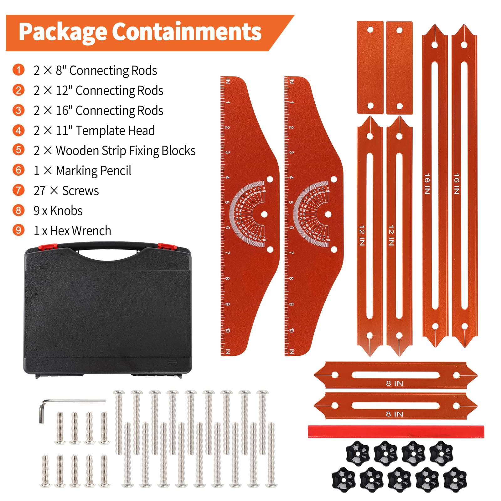 Snapklik.com : Ysfiuyo Stair Treads Gauge Template Tool,Stair Measuring ...