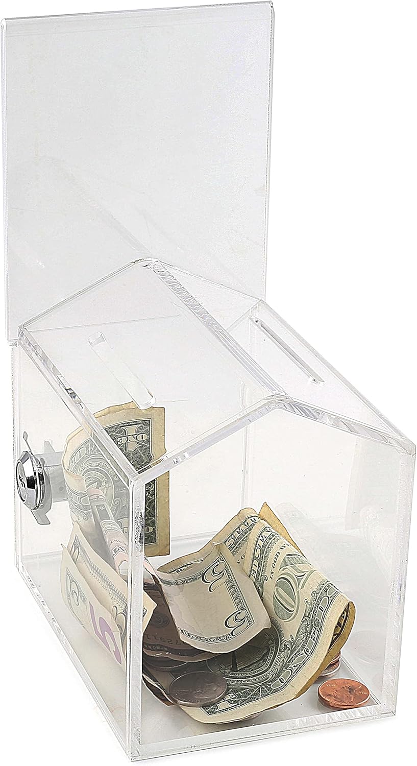 Amazon.com : MCB Animal Dog House Charity Donation Collection Box with ...