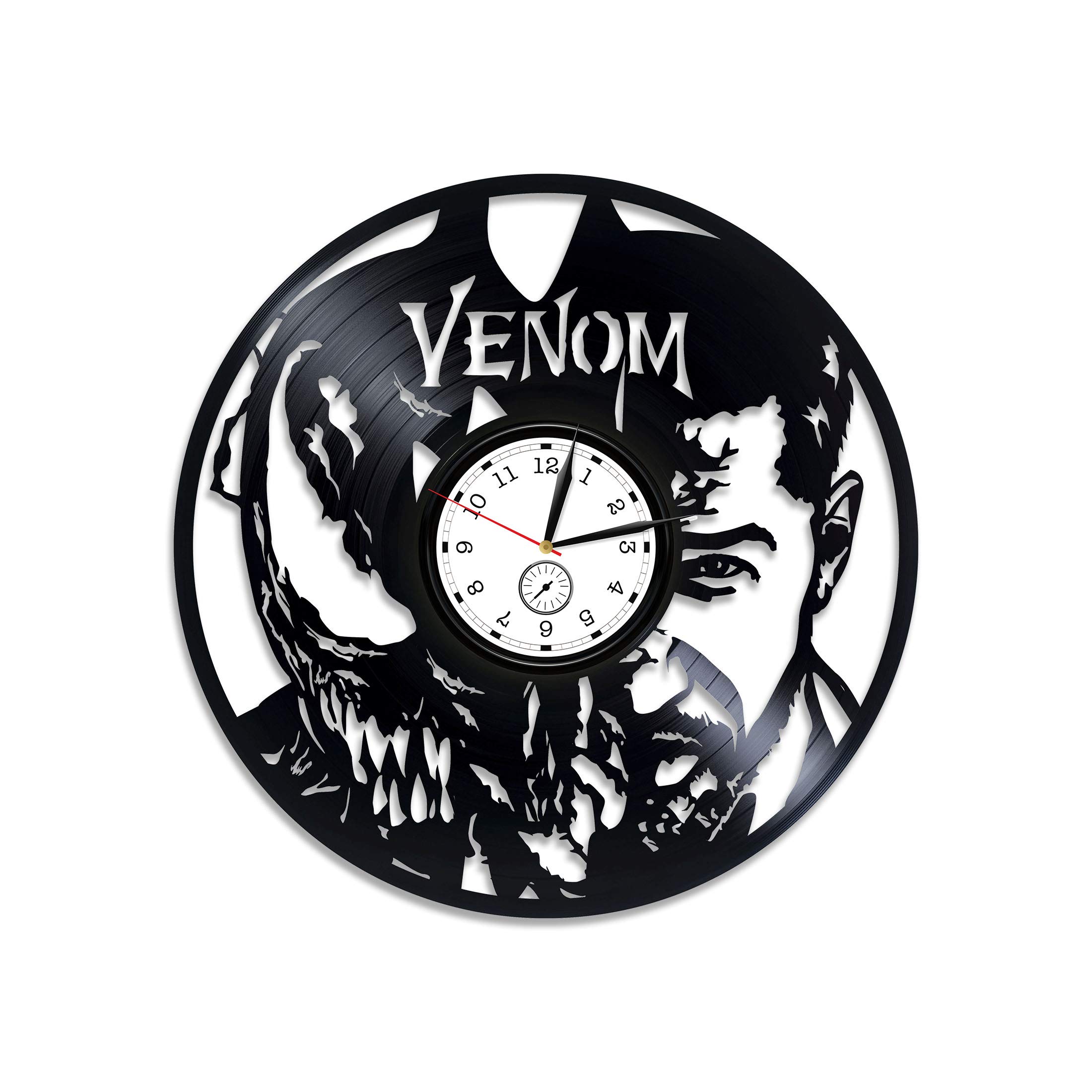 Amazon.com: Kovides Venom Clock Venom Wall Clock Vintage Venom Vinyl ...