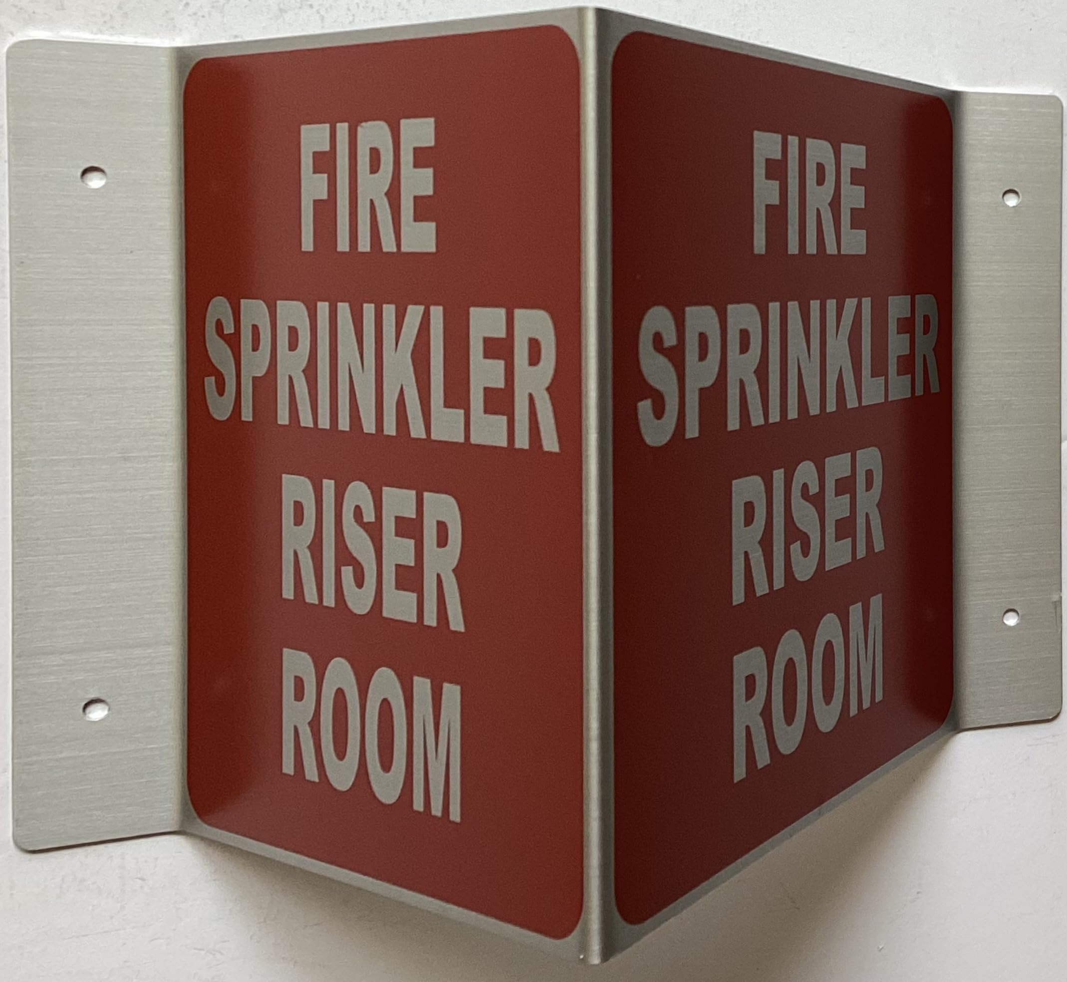 Amazon.com: Corridor Fire sprinkler riser room sign-Fire sprinkler ...