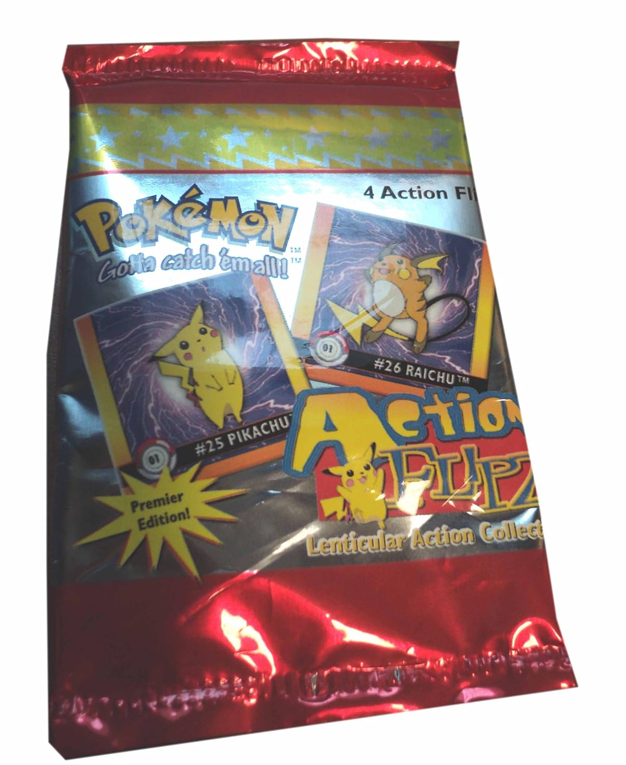 Pokemon Action Flipz 4-Pack (Premier Edition) Lenticular Action ...