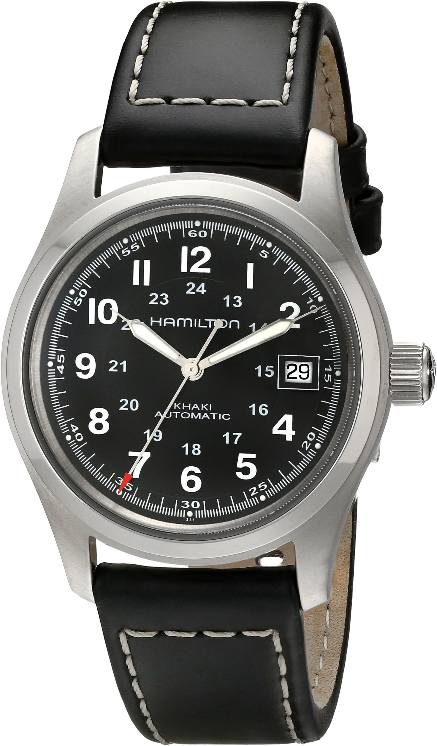 Hamilton Herrenuhr Automatik Khaki Navy Scuba Auto Blau/Orange ...