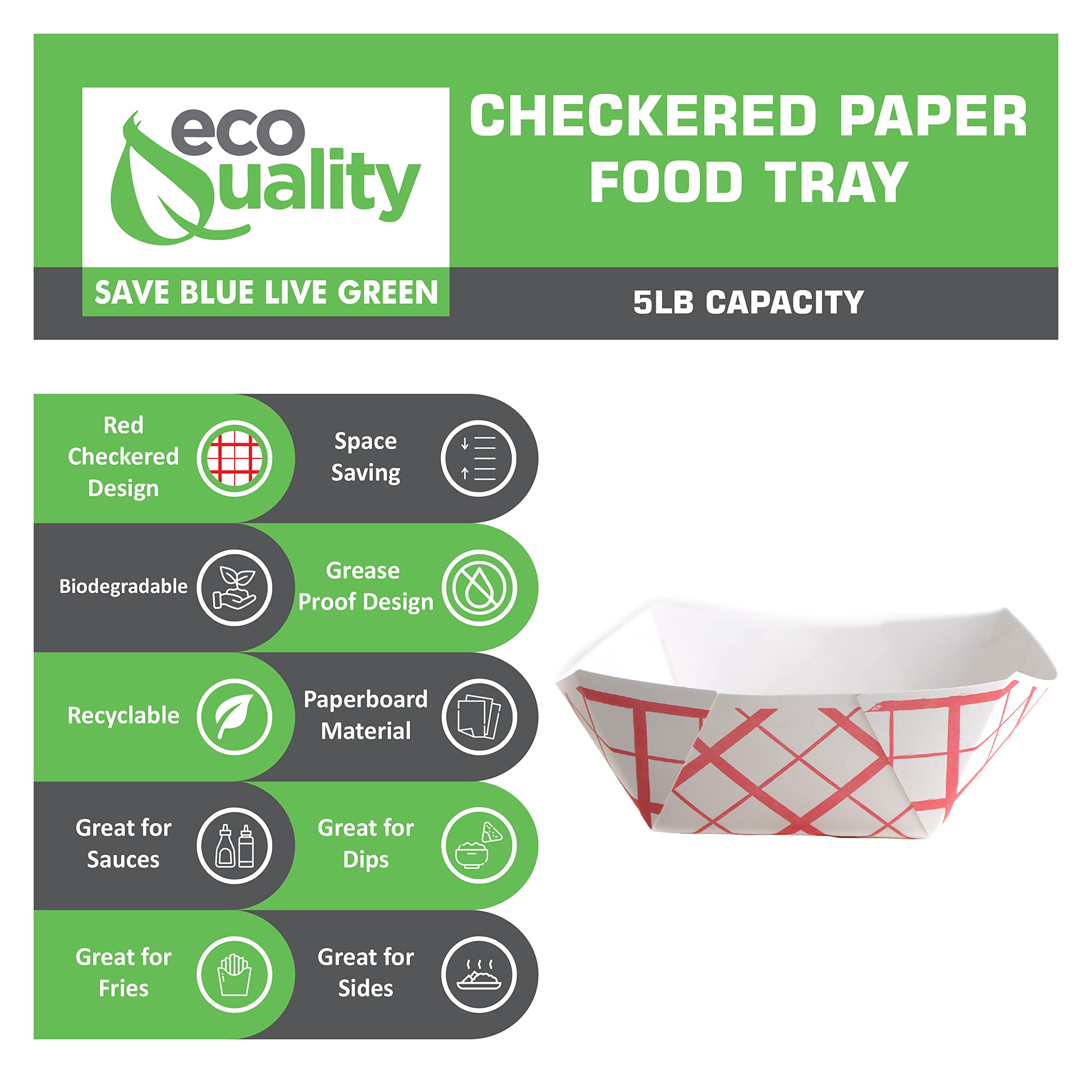 Food Tray Paper 50 Ct