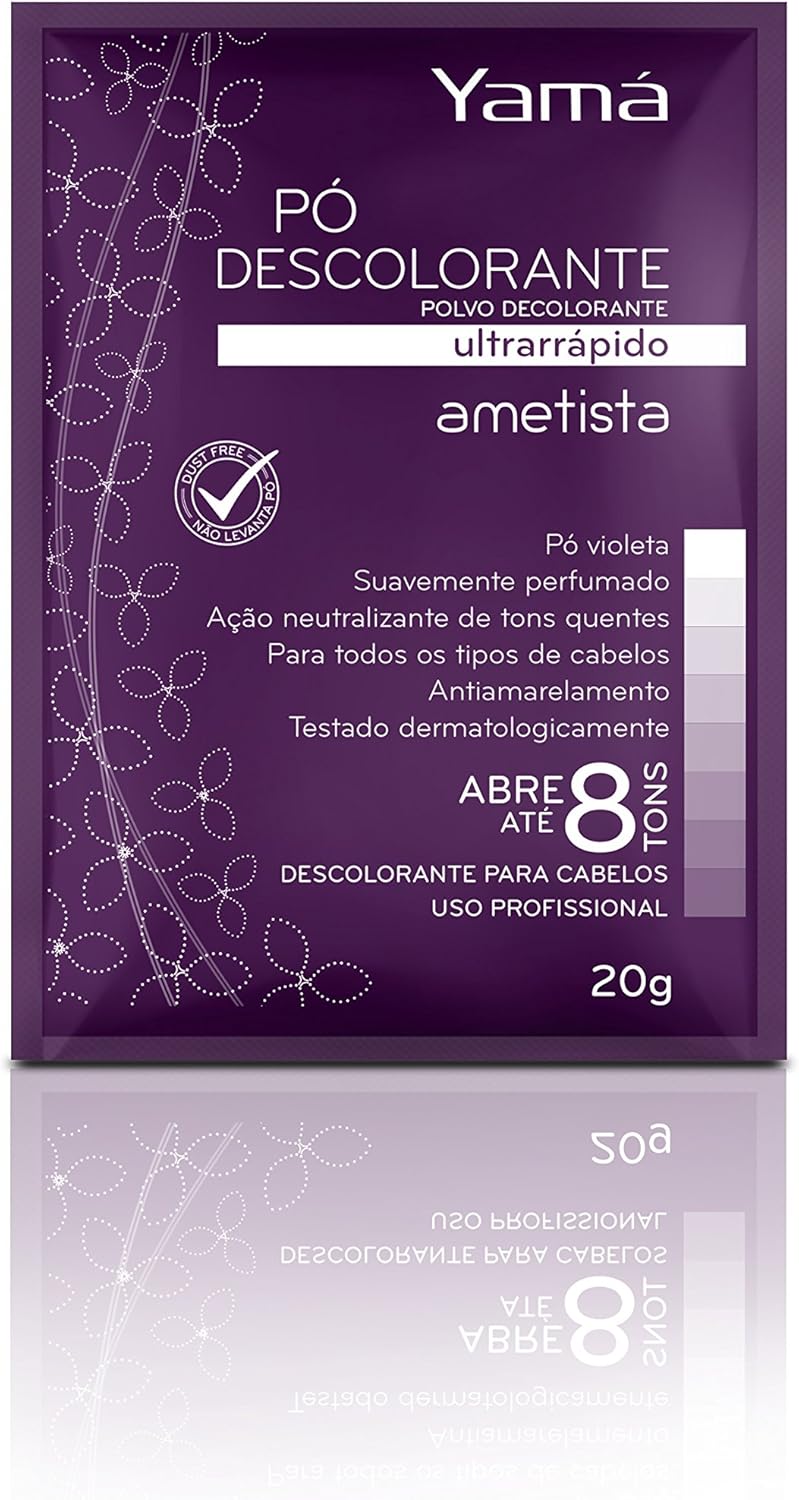 YAMA Pó Descolorante Ametista Yama Roxo | Amazon.com.br