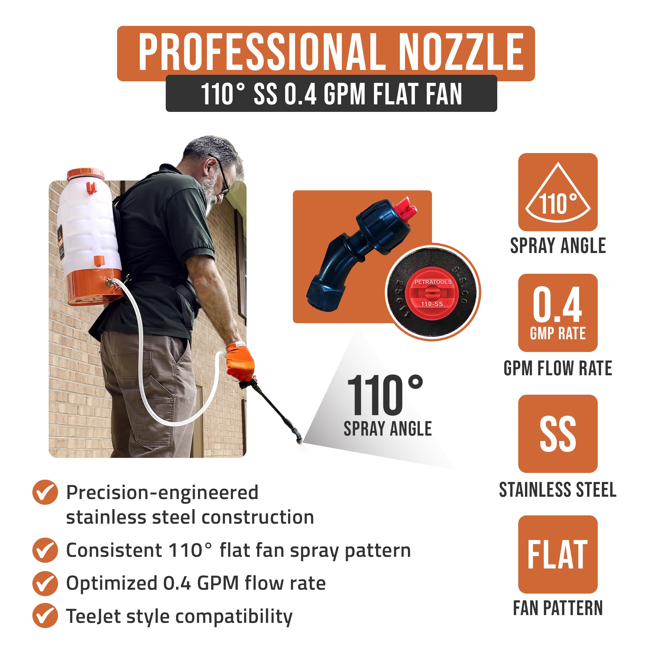 Snapklik.com : PetraTools 3 Gallon Battery Powered Backpack Sprayer In ...