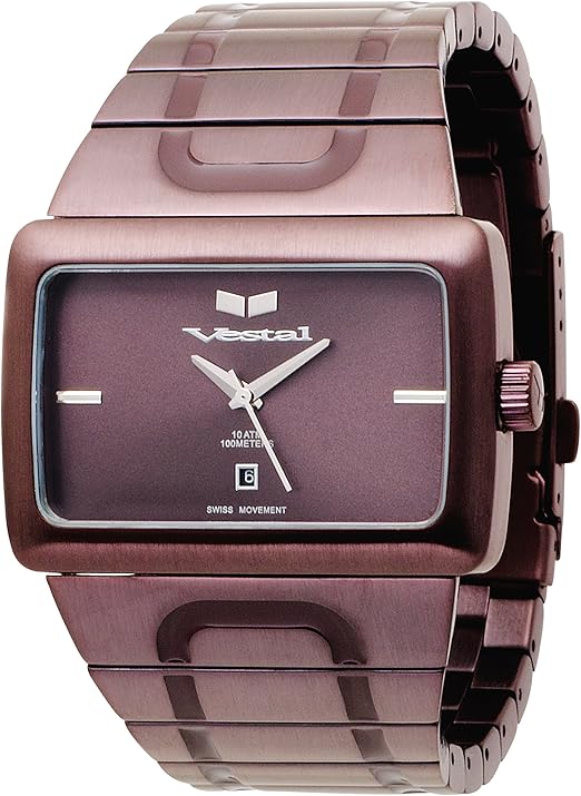 Vestal ELT009S - Reloj analógico de Cuarzo para Hombre, Correa de Acero ...