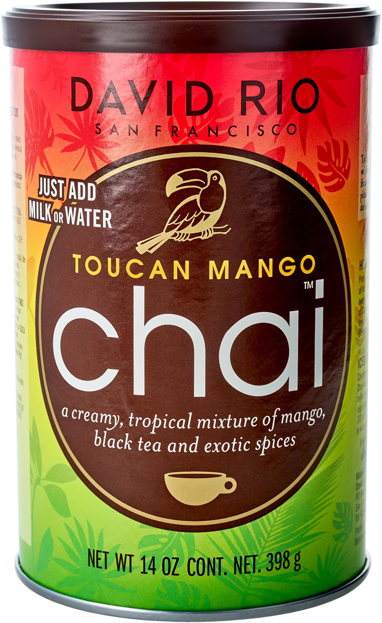 David Rio Chai Toucan Mango aus San Francisco, Pappwickeldose (1 x 398 ...