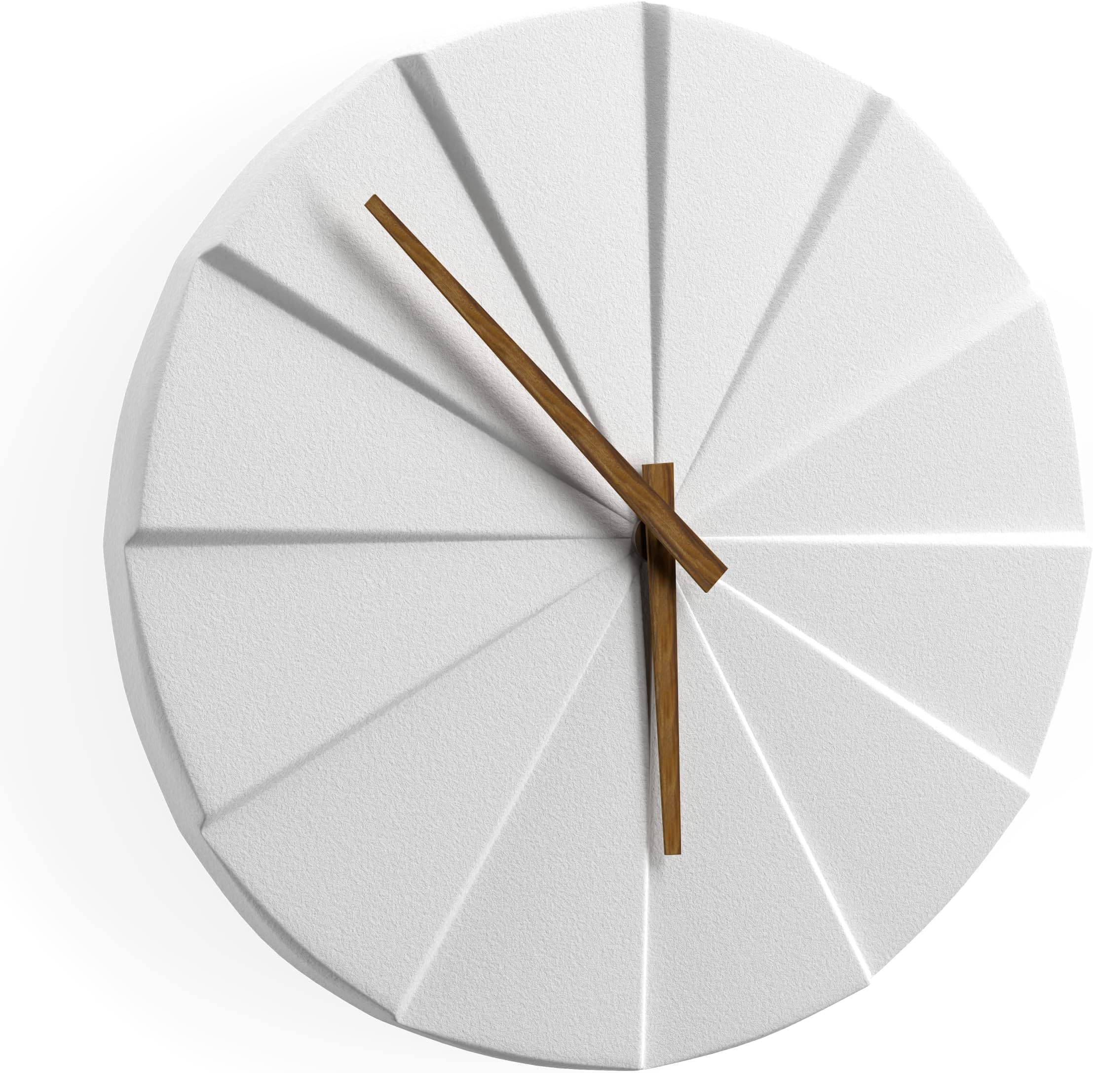 Amazon.com: Umbra Ribbon Modern 12-inch Wall Clock, Silent Non Ticking ...