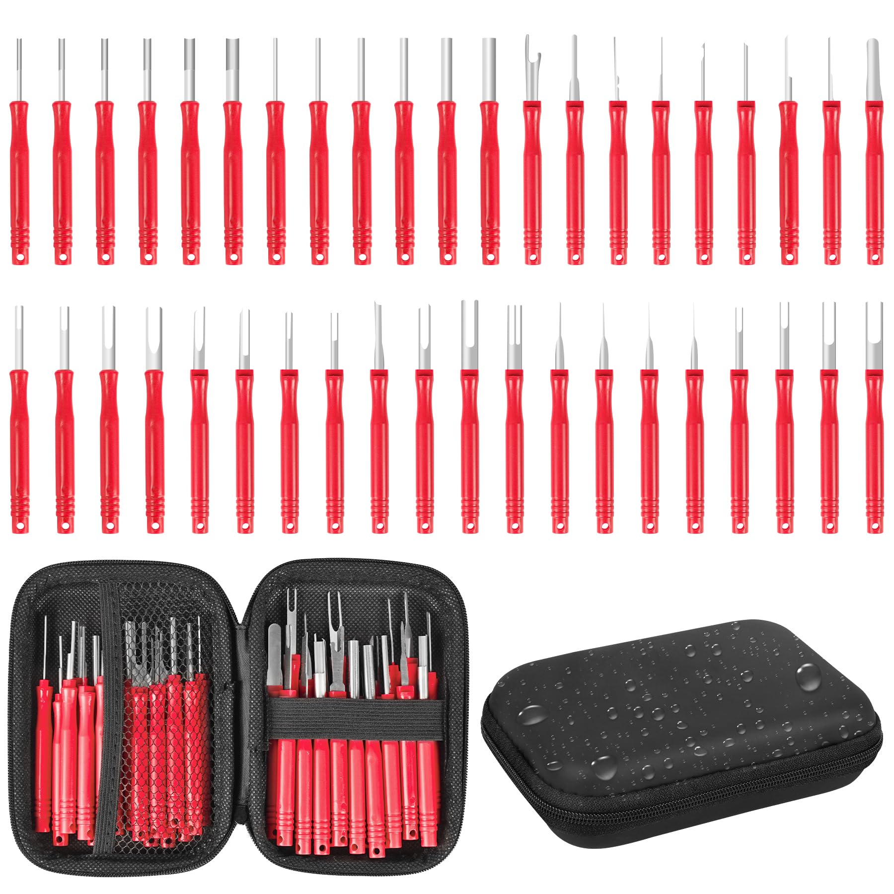 Amazon.com: Terminal Removal Tool Kit 41 Pcs Depinning Tool Electrical ...