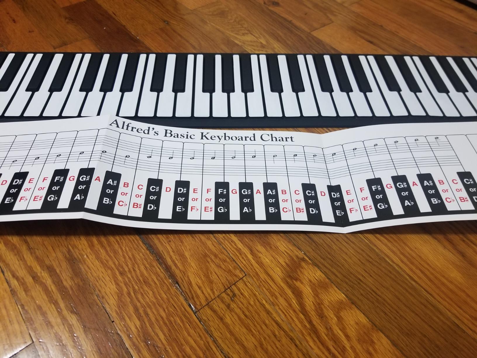 Amazon.com: Alfred Keyboard Chart 88-Key Foldout Chart : CDs & Vinyl