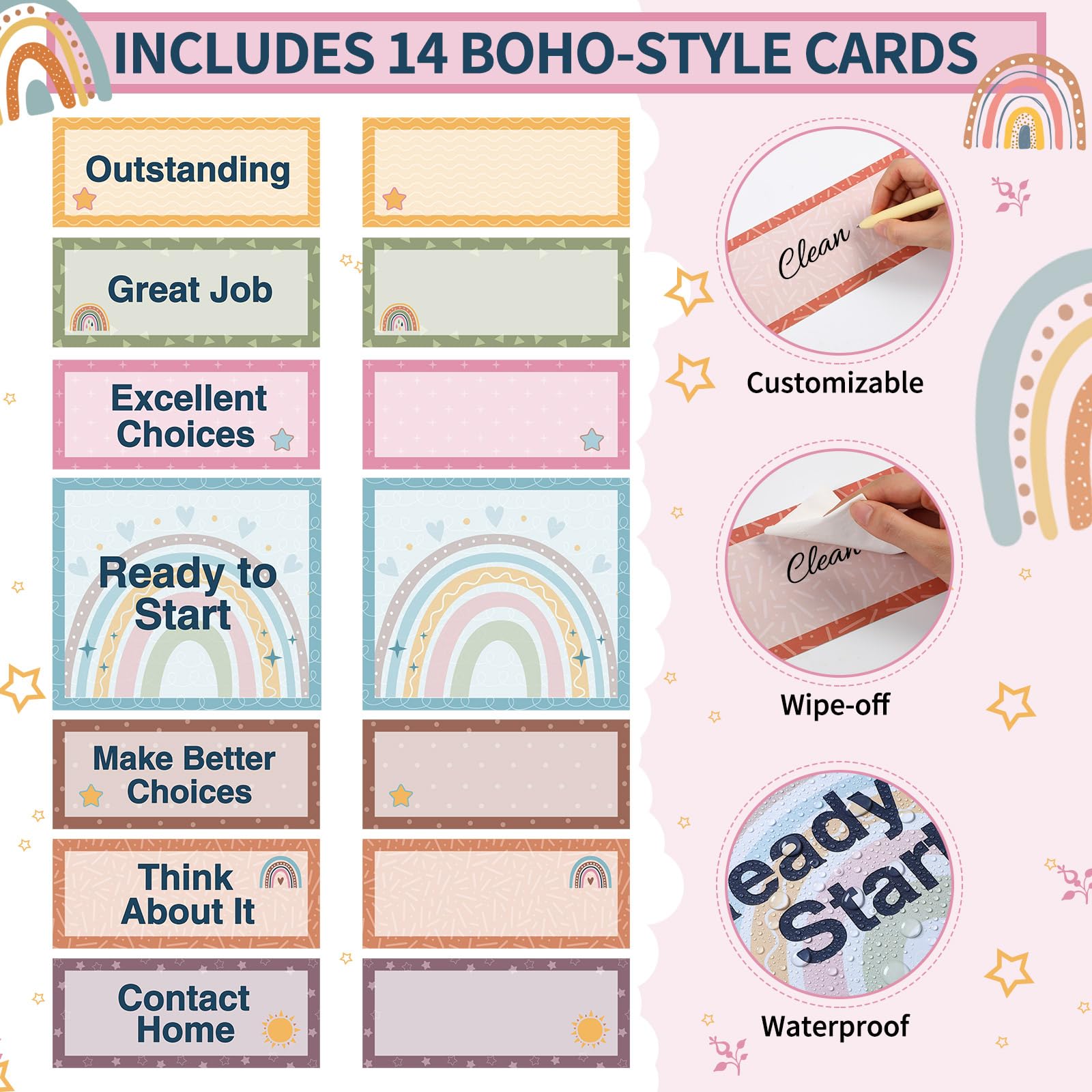 Snapklik.com : Pasimy 59 Pcs Student Behavior Clip Chart For Classroom ...