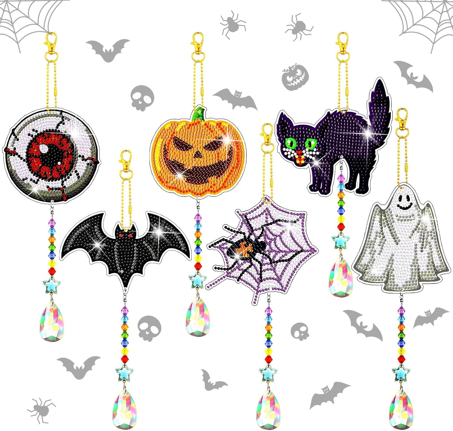 Amazon.com: Tradder 6 Pcs Halloween Crafts for Adults Halloween ...