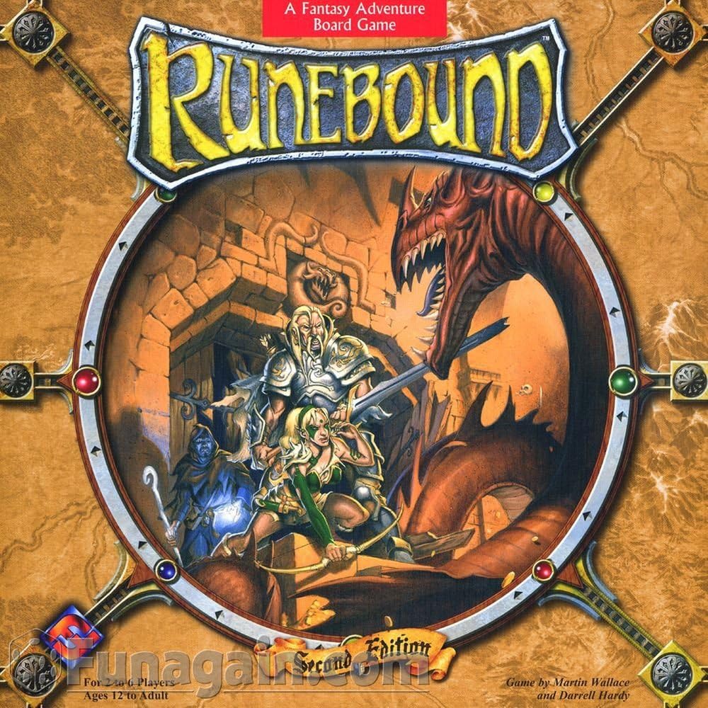 Runebound: A Fantasy Adventure Board Game [With 5 Movement and 12 Hero ...