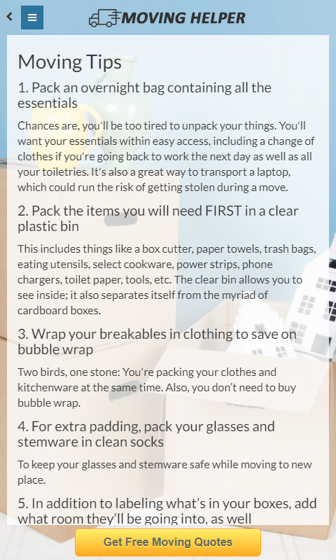 Moving Helper:Amazon.com:Appstore for Android