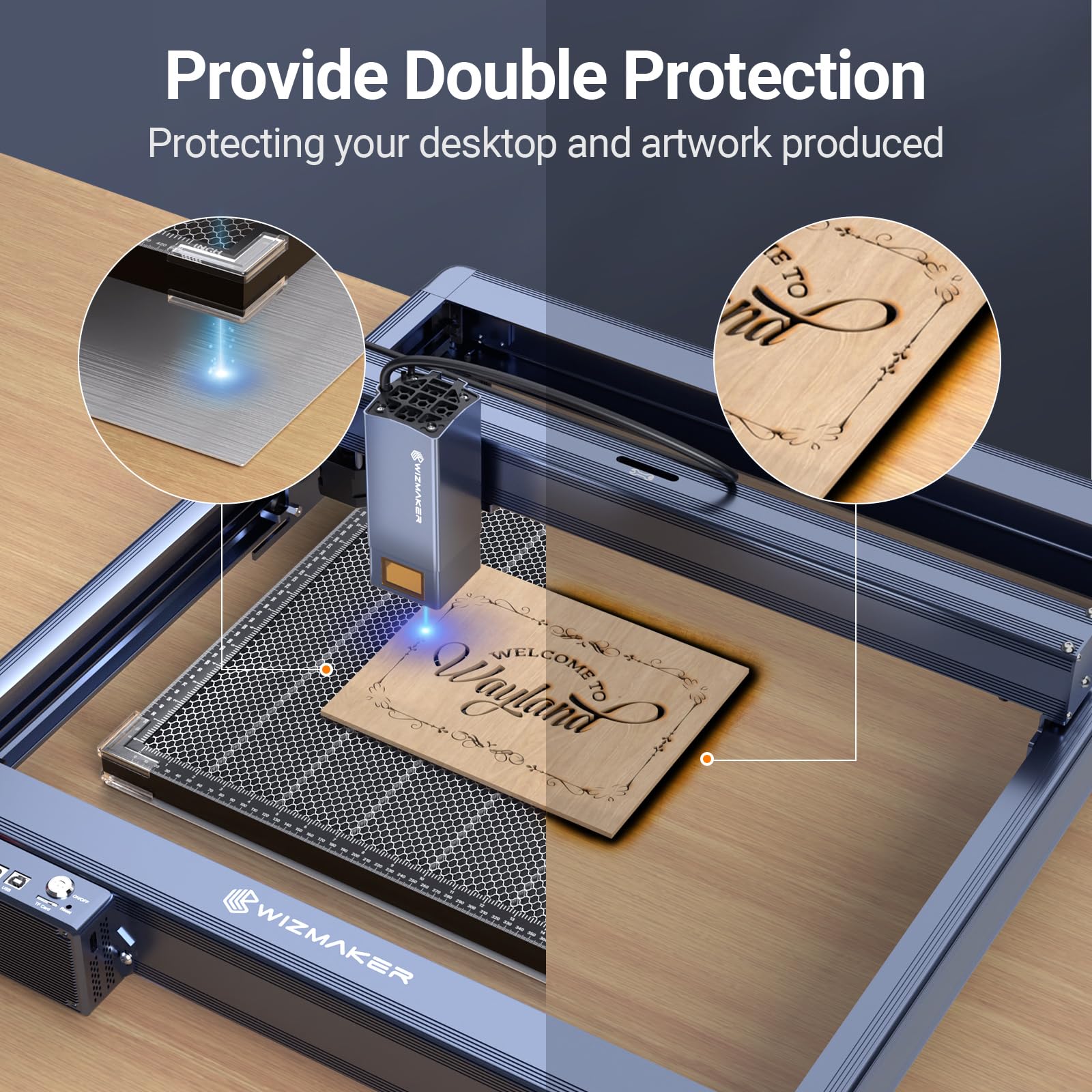 Snapklik.com : Honeycomb Laser Bed, 500mmx500mm Honeycomb Working Table ...