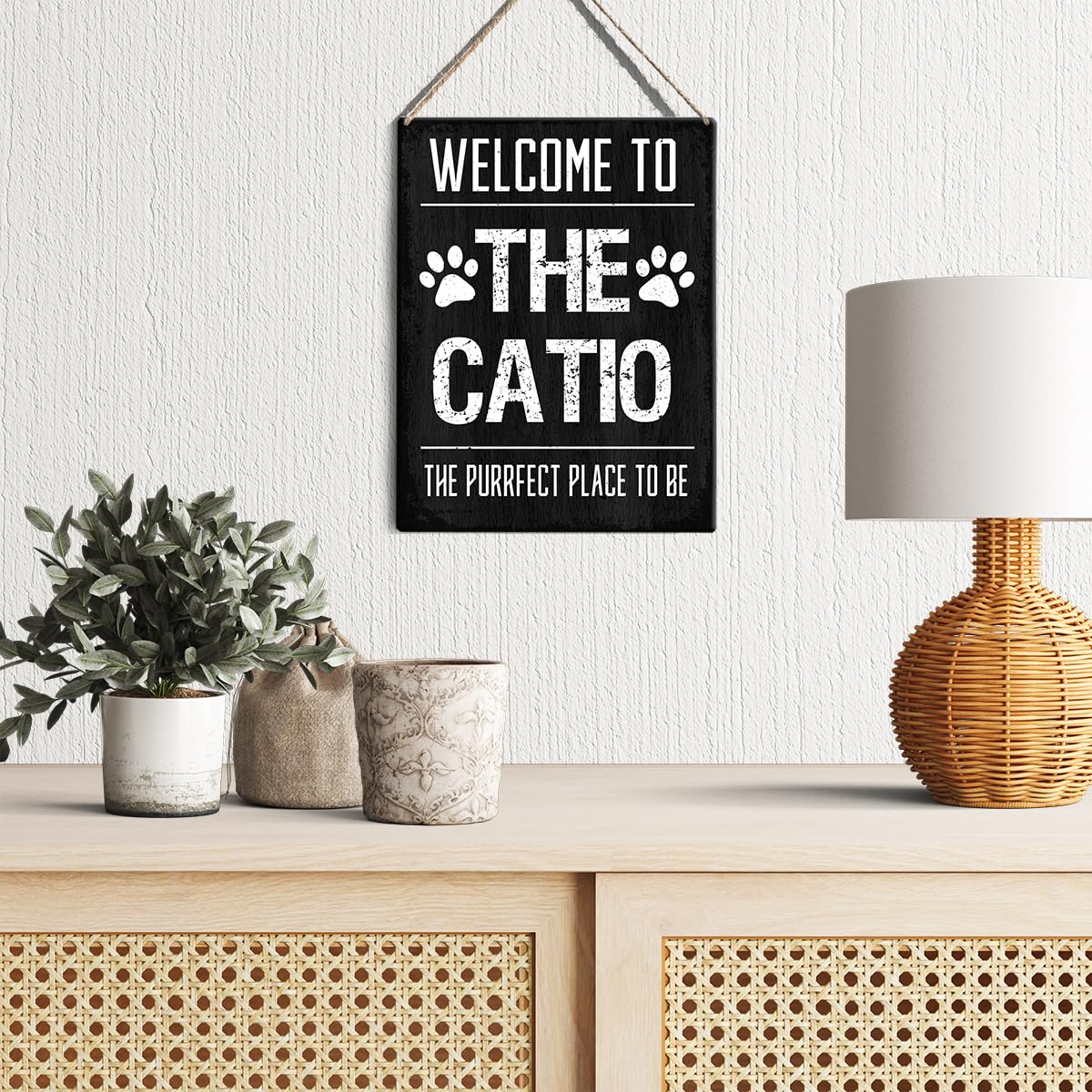 Snapklik.com : Welcome To The Catio The Purrfect Place To Be Signs Wall ...